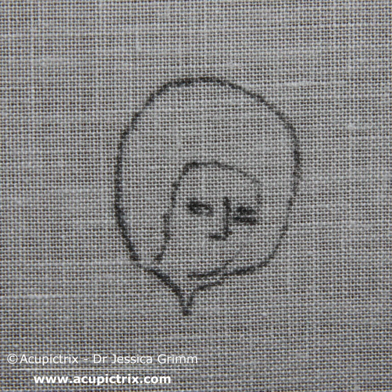 Medieval Embroidery Tutorial: Fancy Franconian Face